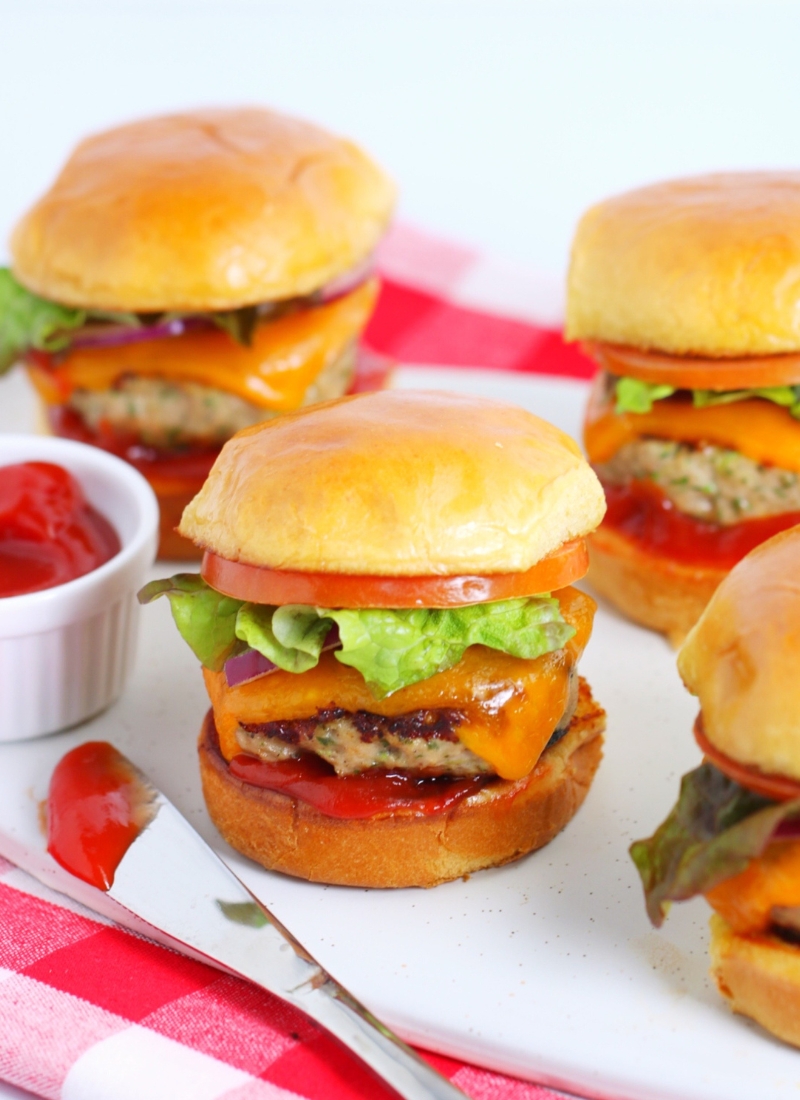 Hidden Veg Easy Ground Turkey Burger Sliders